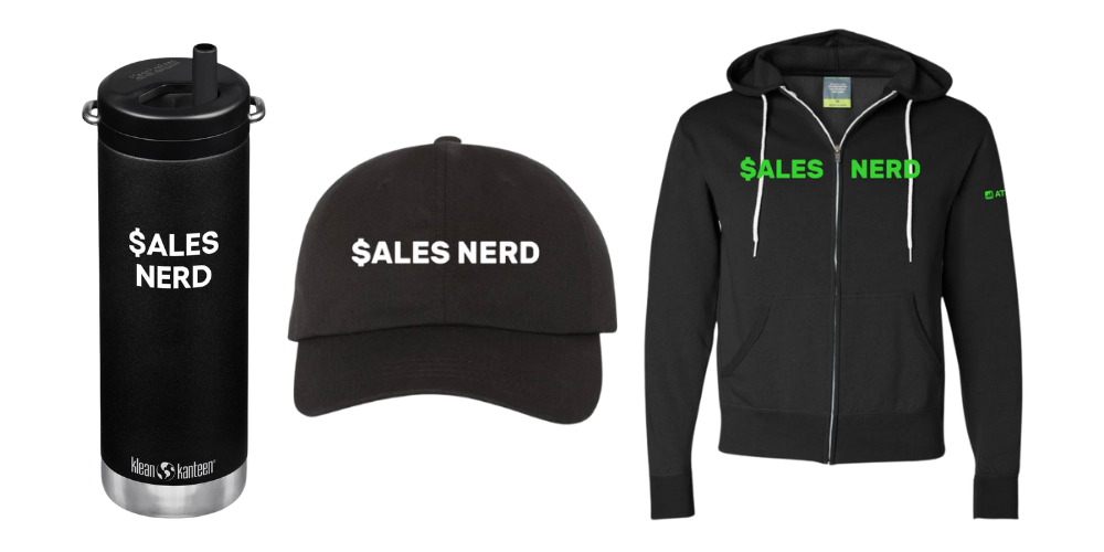 Get Your "$ALES NERD" Swag