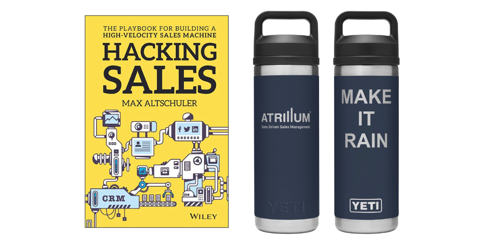 Hacking Sales Book + Make It Rain YETI